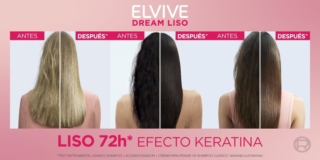 Elvive Dream Liso con efecto keratina hasta 72 horas