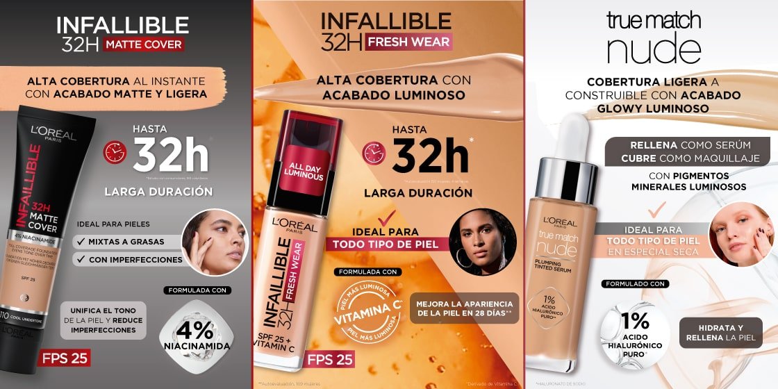 Descubre tu base de maquillaje ideal | L'Oréal Paris México