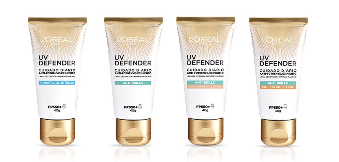 Crema Hidratante con FPS 50+ UV Defender L’Oreal Paris