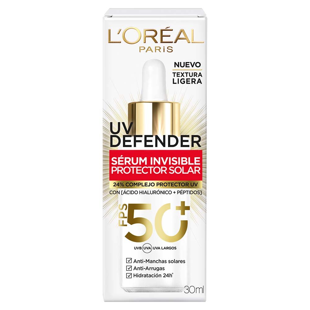L'Oréal Paris Serúm Invisible Protector solar con FPS 50+
