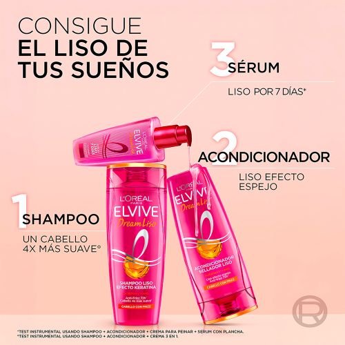 Nuevo Shampoo Elvive Dream Liso de L'Oréal Paris México