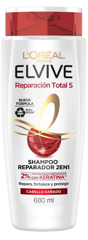 Shampoo 2en1 Reparación Total 5 de Elvive | L'Oréal Paris