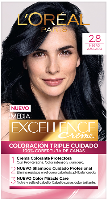 Tintes negros para cabello de L’Oréal Paris