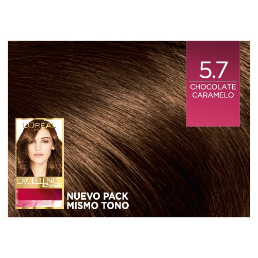 IMÉDIA EXCELLENCE CREME tinte Tinte permanente 5.7 Chocolate Caramelo ...