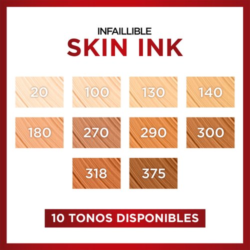 Infallible Skin Ink Base de maquillaje y corrector 2 en 1, tono 20