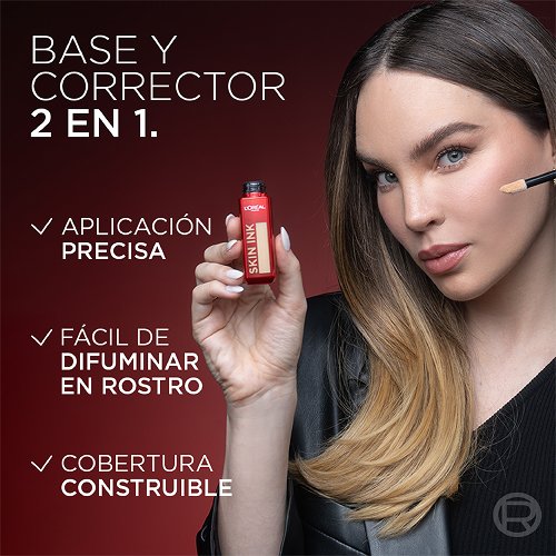 Infallible Skin Ink Base de maquillaje y corrector 2 en 1, tono 20