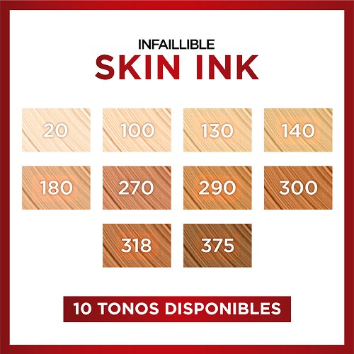 Infallible Skin Ink Base de maquillaje y corrector 2 en 1, tono 20
