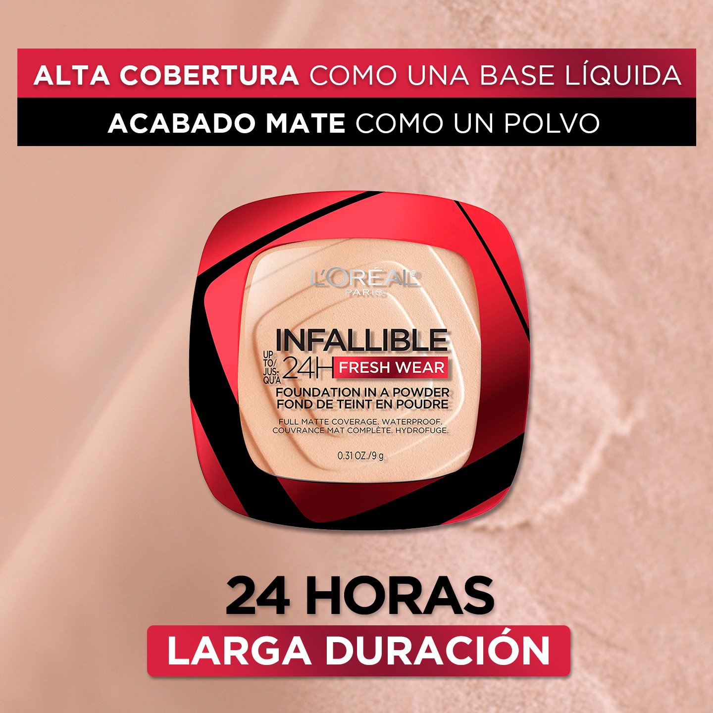 Infallible semi-permanent Base de maquillaje Ivory Buff |L'Oréal Paris