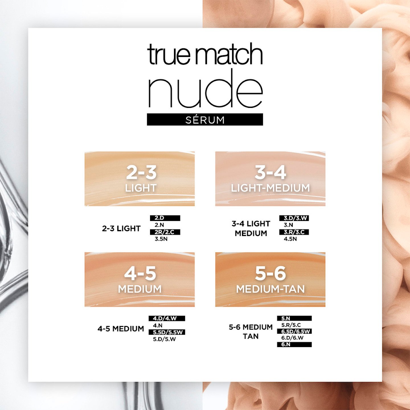 True Match True Match Sérum Maquillaje facial 2-3 Light | L'Oréal Paris
