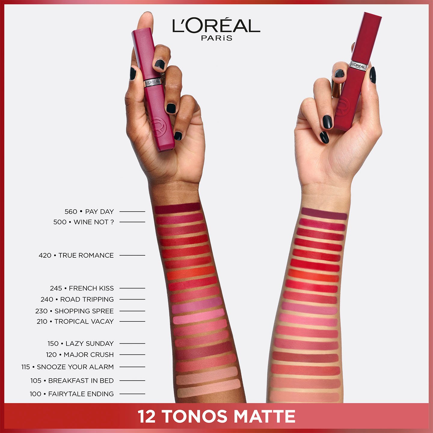 Le Matte Resistance labial líquido mate de L'Oréal Paris