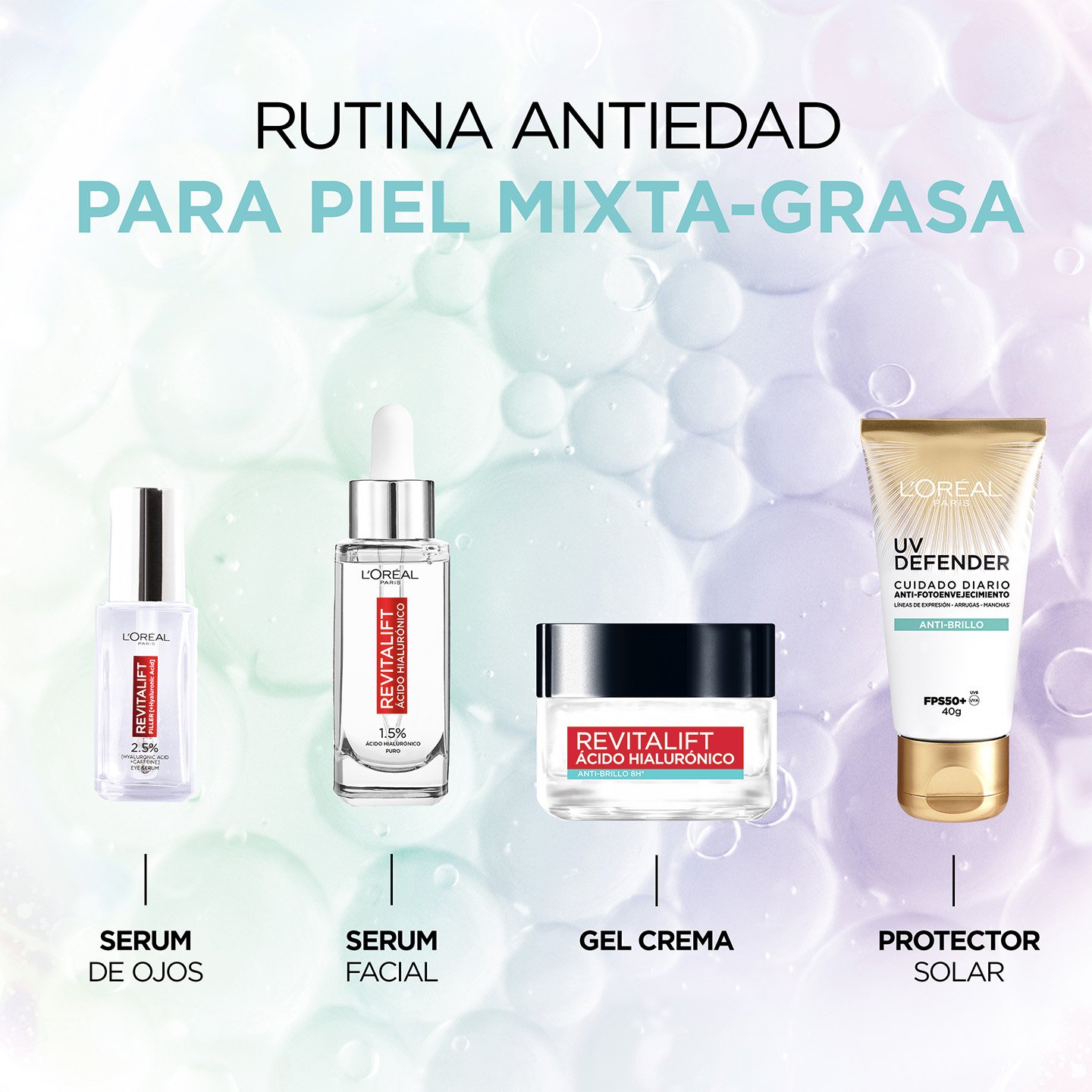 Revitalift Ácido Hialurónico Gel Crema Loréal Paris
