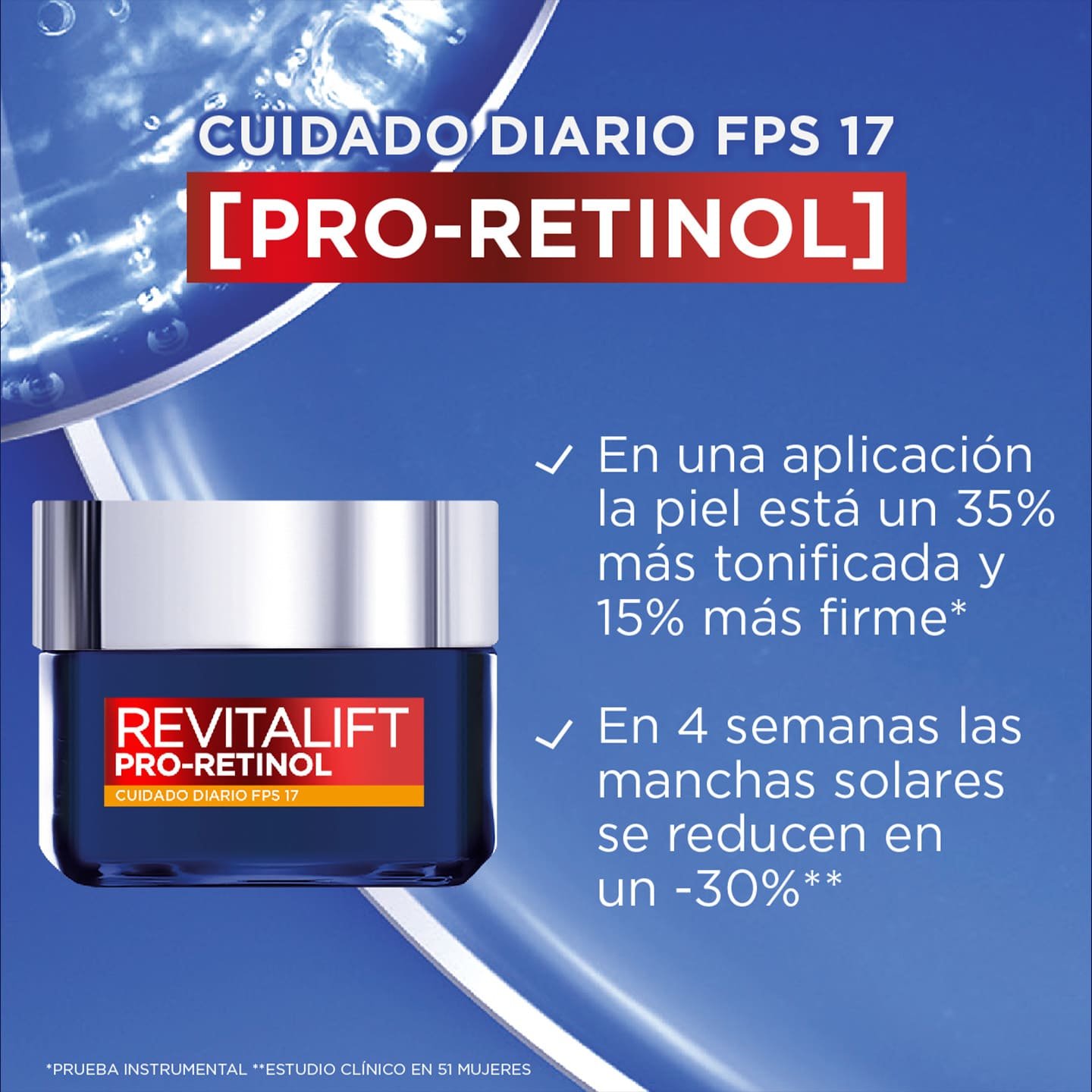 Revitalift crema día fps 17 pro-retinol | L'Oréal Paris México