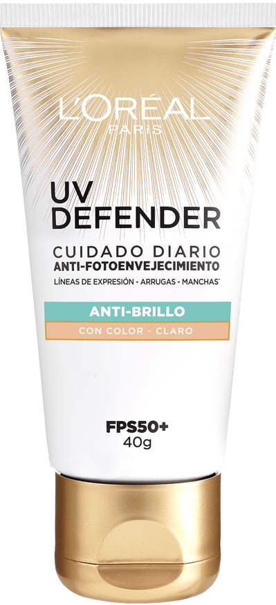 UV Defender Cuidado Facial Anti-Fotoenvejecimiento Anti-brillo Tono Claro